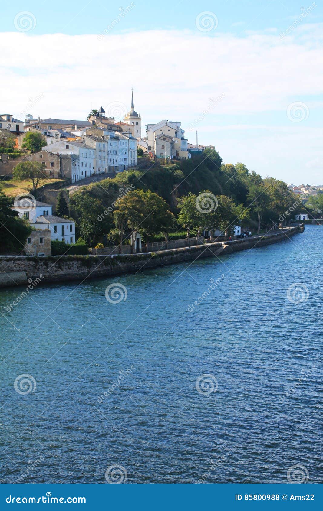 Castropol, Asturias ( Spain ) Stock Photo - Image of nature, trees ...