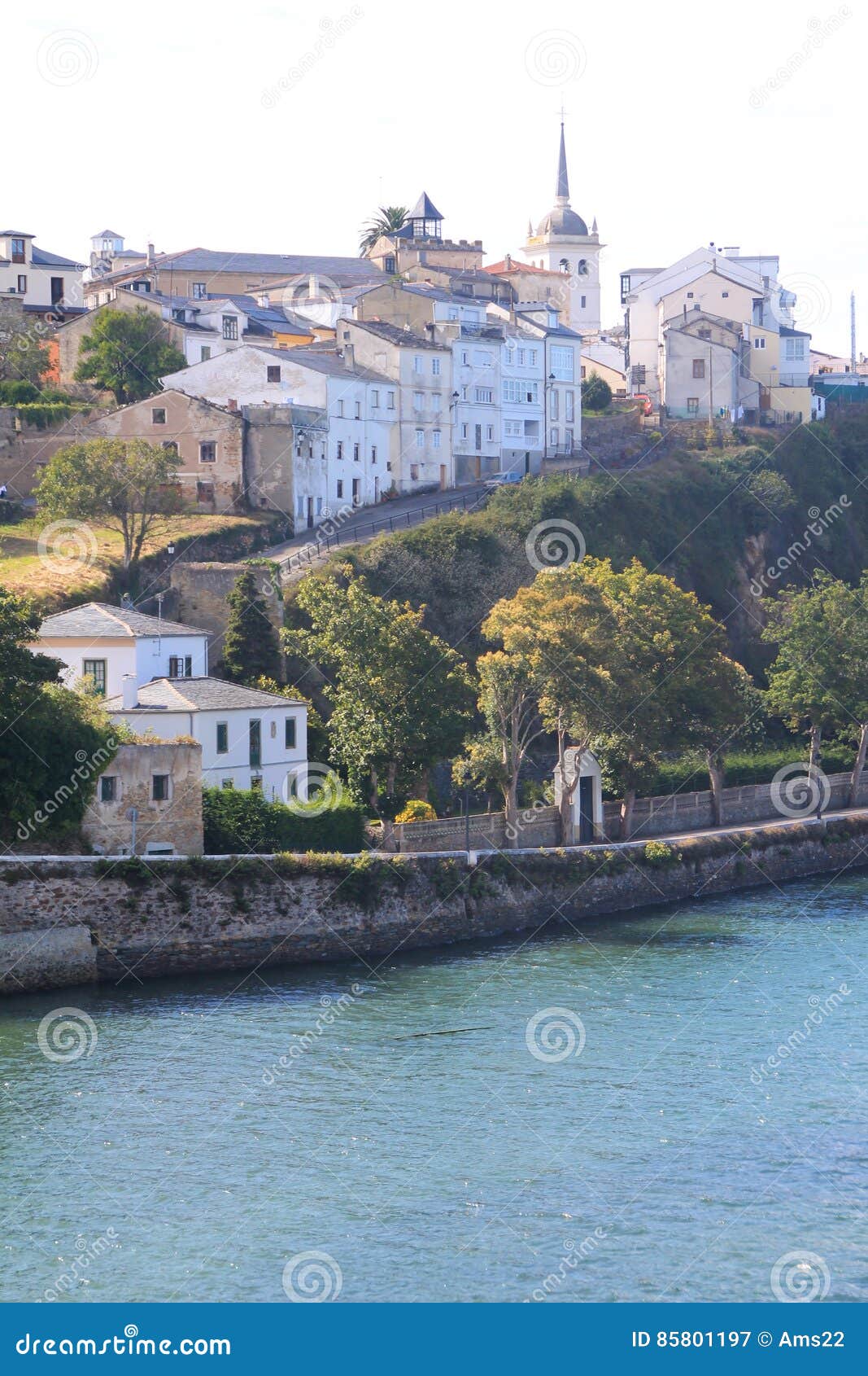 Castropol, Asturias ( Spain ) Stock Image - Image of travel, water ...