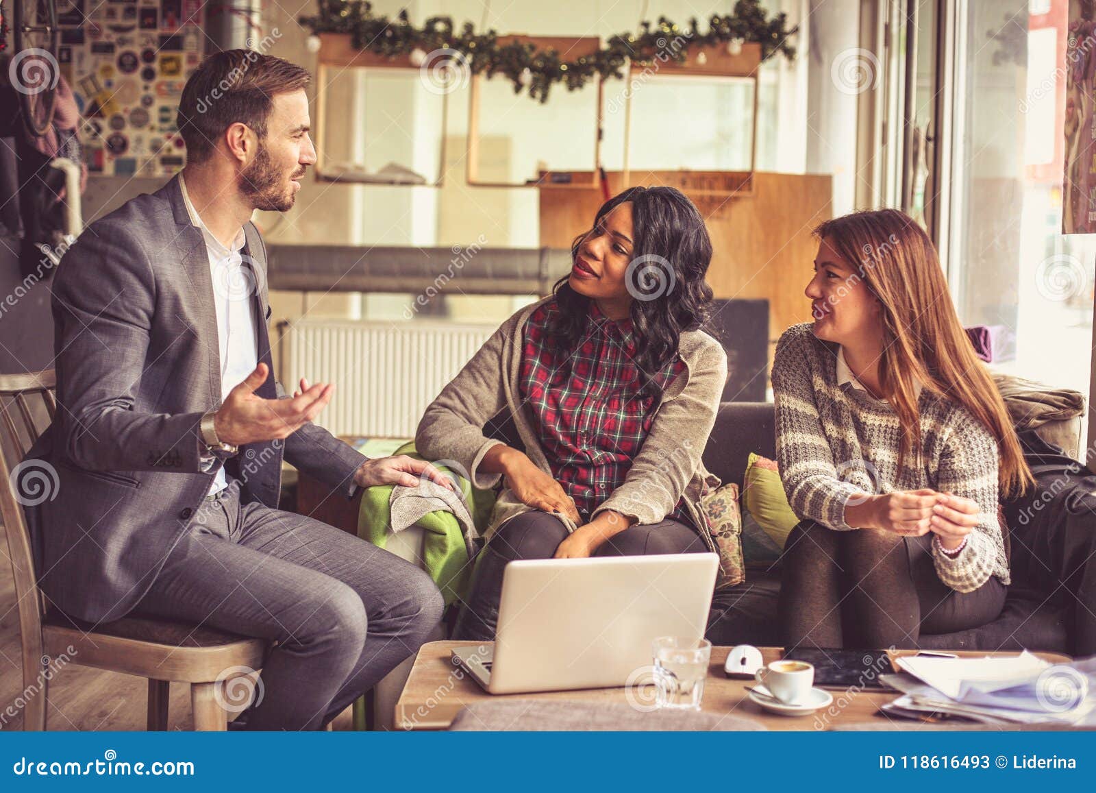 Casual Business. Place for Work Stock Image - Image of connection ...