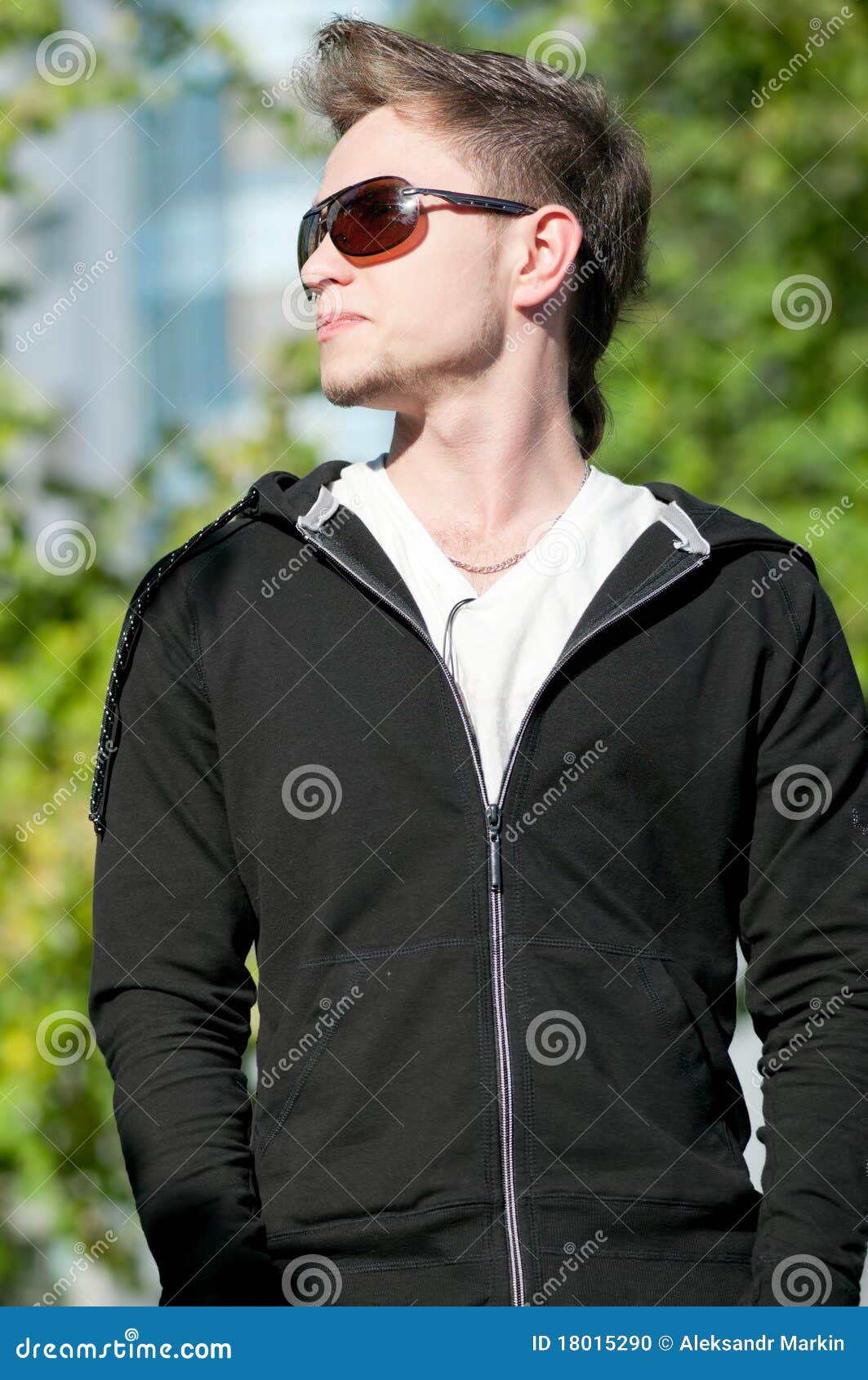 Casual Cheerful Man Walking Outdoor Stock Photo - Image of cheerful ...
