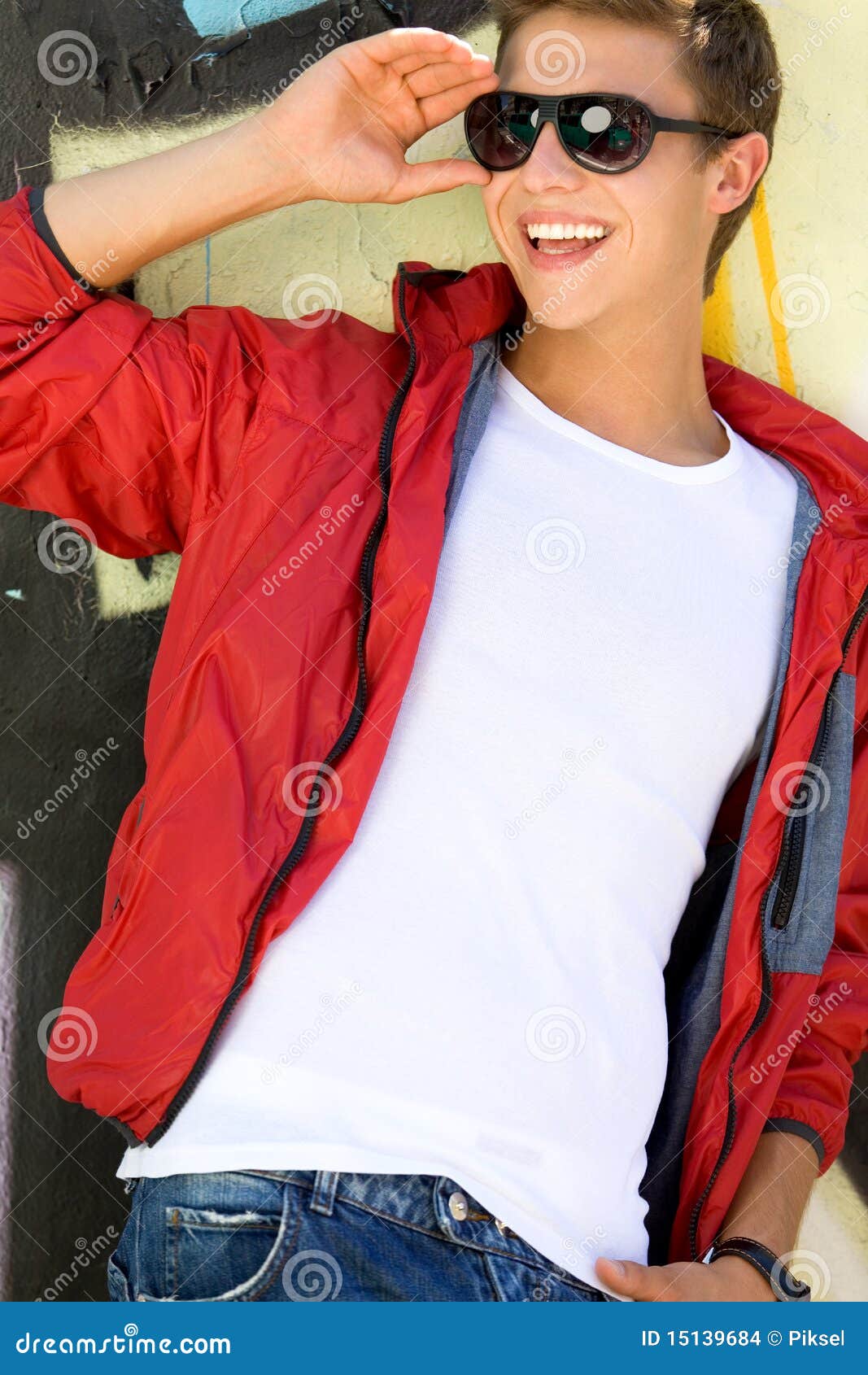Casual cool guy stock photo. Image of cheerful, caucasian - 15139684