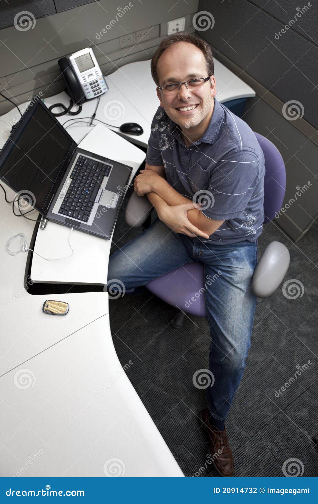 Casual Friday Informal Work Environment Stock Photo - Image of person ...