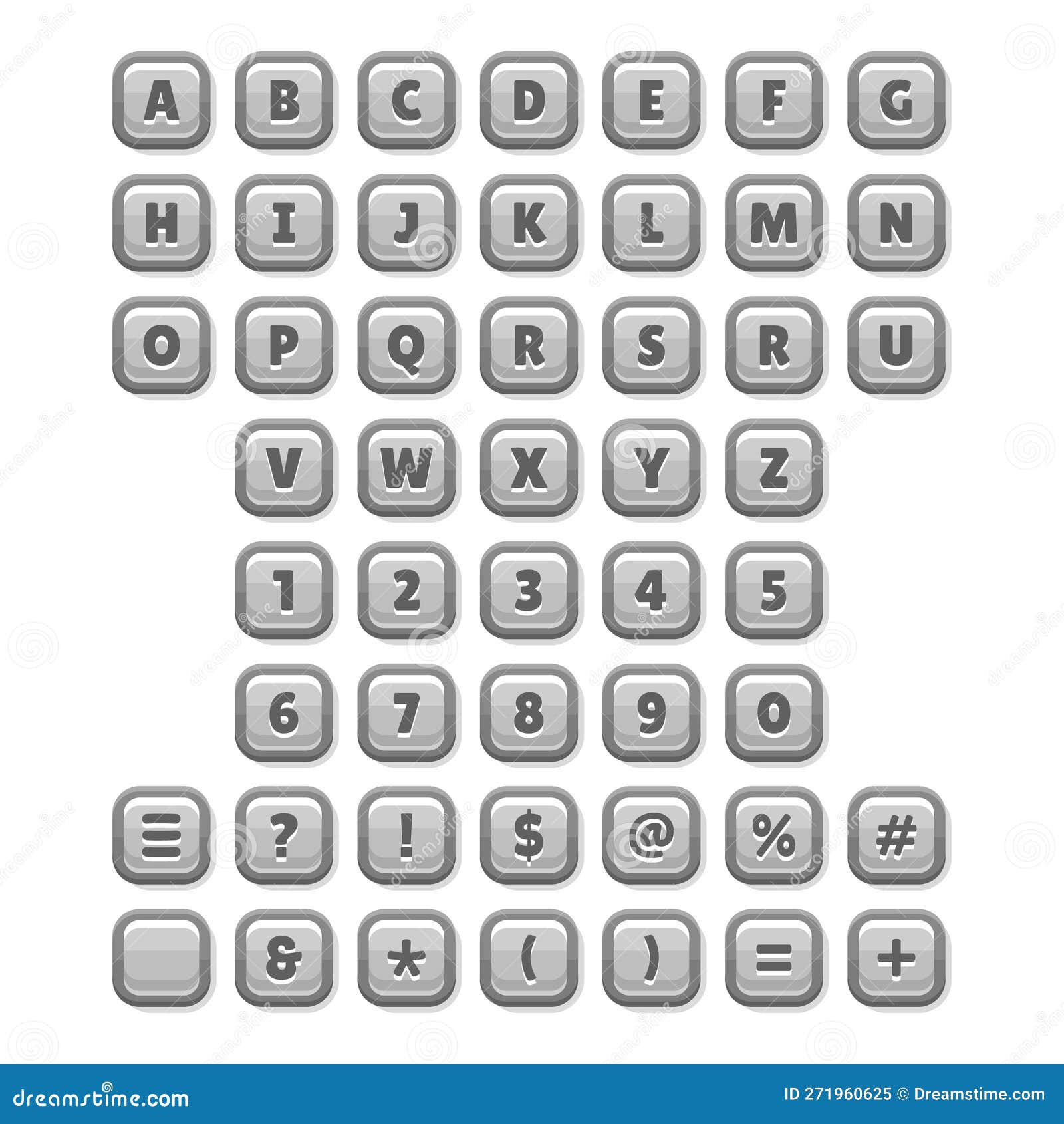 Casual Game UI Kit Buttons Set. Cartoon Style Stock Illustration ... Casual Game UI Kit Buttons Set. Cartoon Style Stock Illustration ...