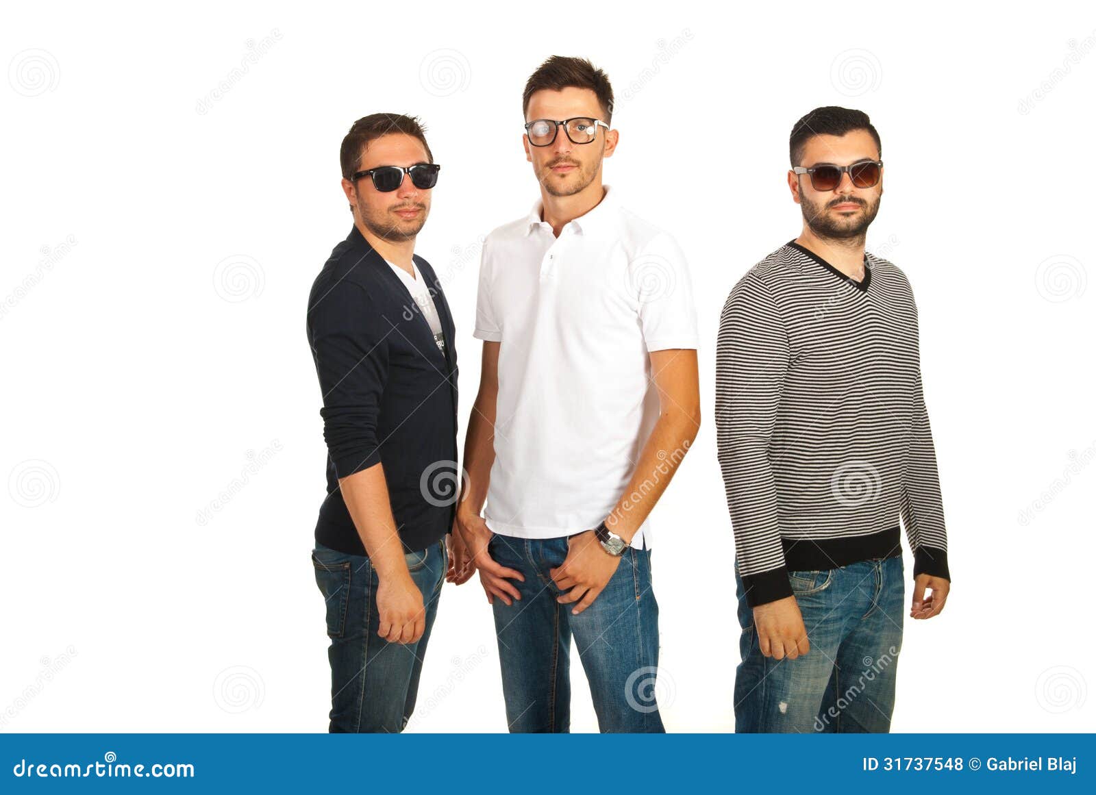 Casual group of guys stock photo. Image of eyeglasses - 31737548