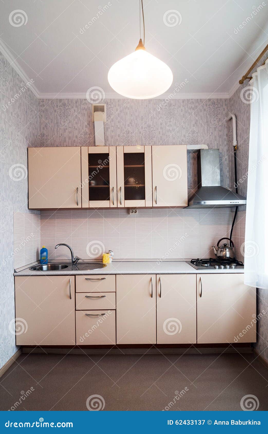 Casual kitchen stock image. Image of oven, equipment - 62433137