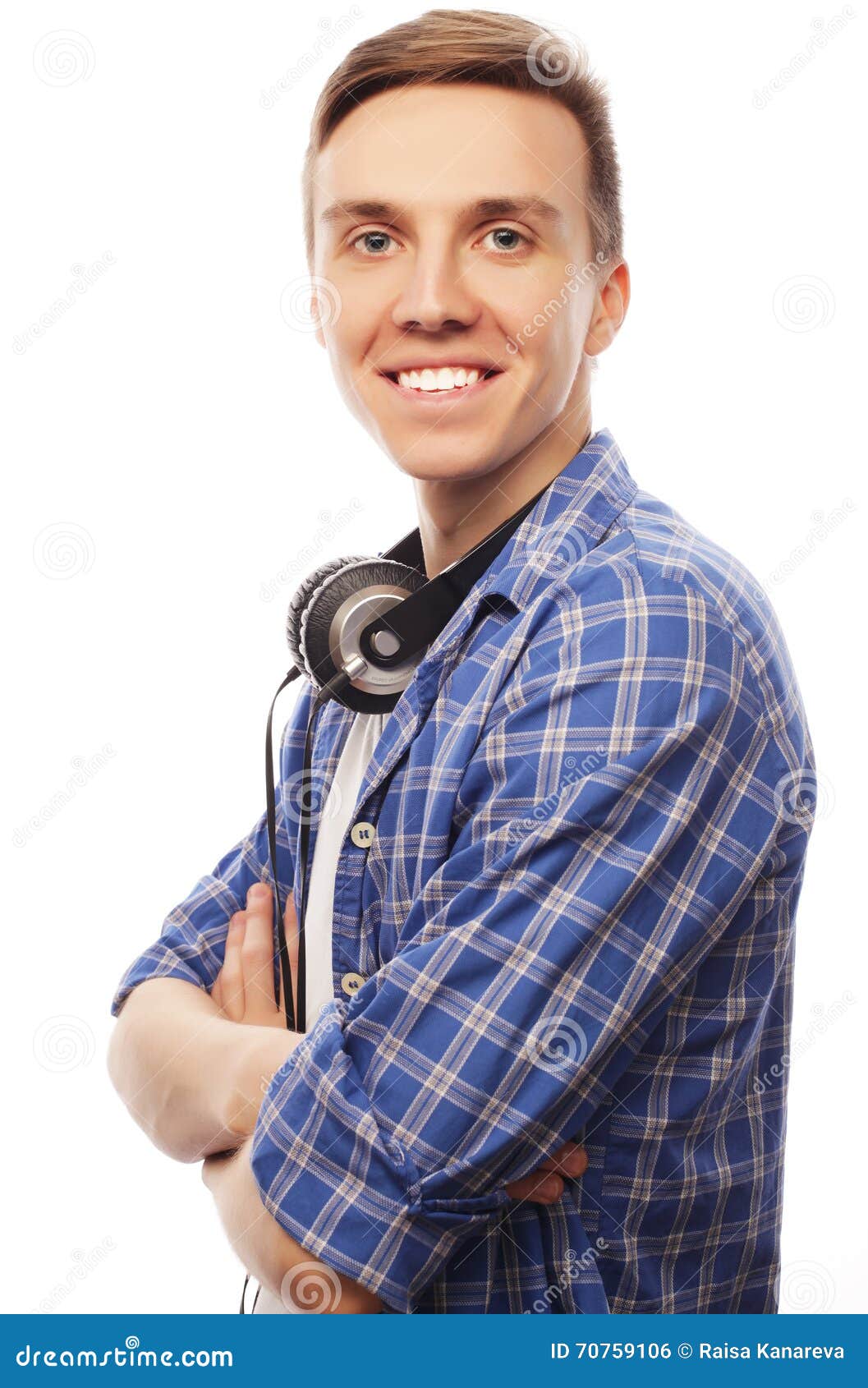 Casual Portrait of Happy University Student Guy Stock Photo - Image of ...