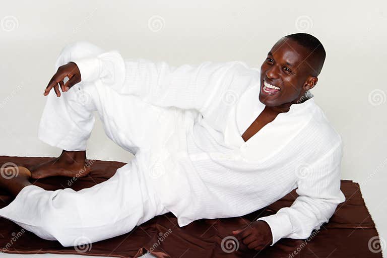 Casual Reclining Man stock image. Image of male, confident - 2910557