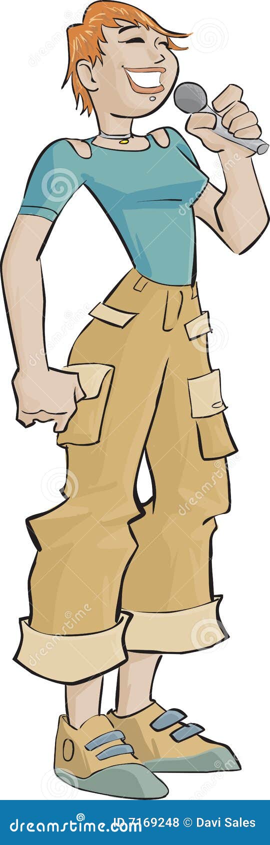 Casual Singer Stock Illustrations – 625 Casual Singer Stock ...