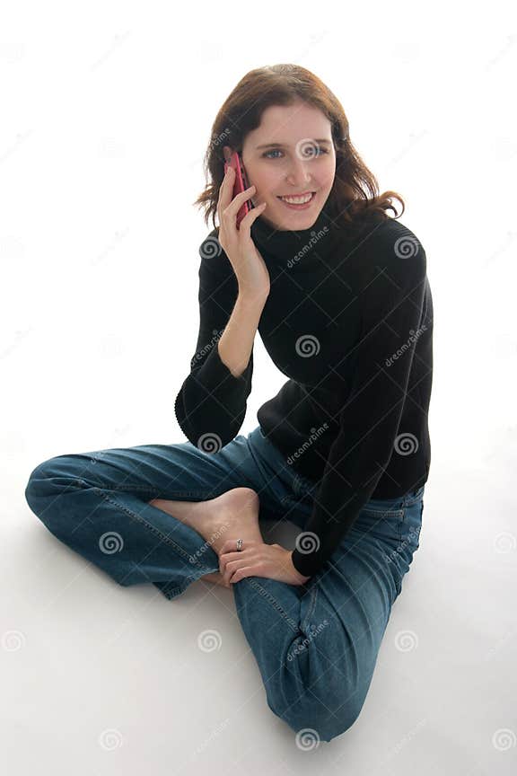 Casual Talk 1 stock image. Image of hair, pretty, sitting - 2109989
