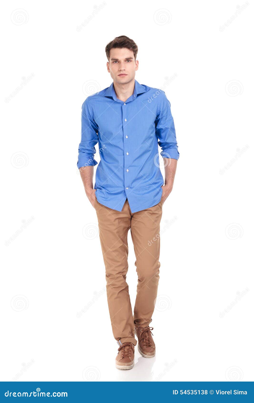 Casual young man walking stock photo. Image of length - 54535138
