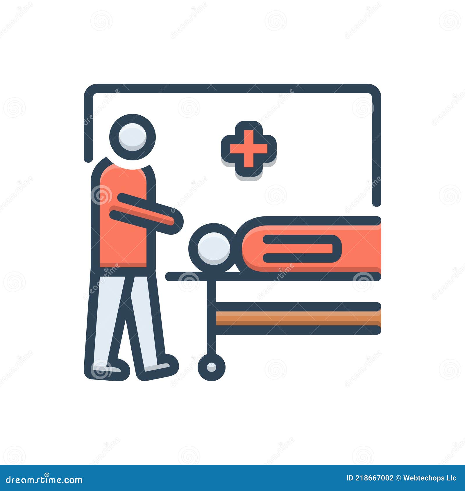 Color Illustration Icon for Casualties, Wounded and Casualty Stock ...