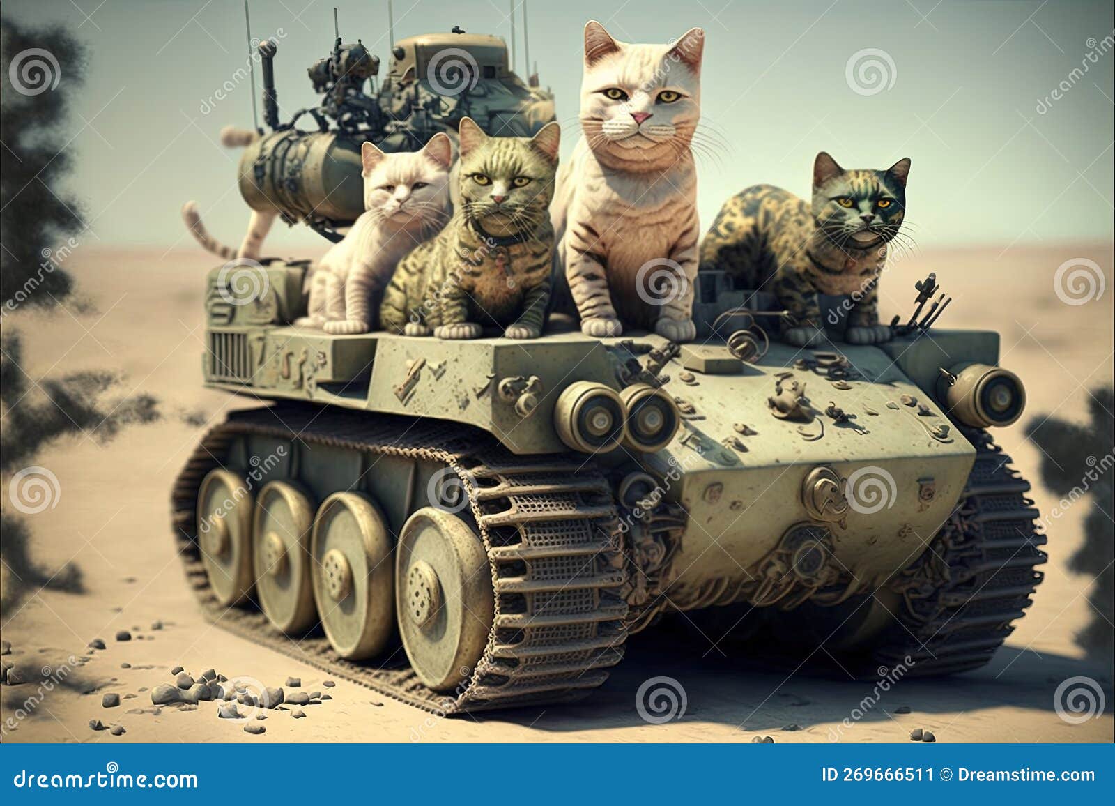 Cat army concept stock image. Image of electrical, protection - 269666511