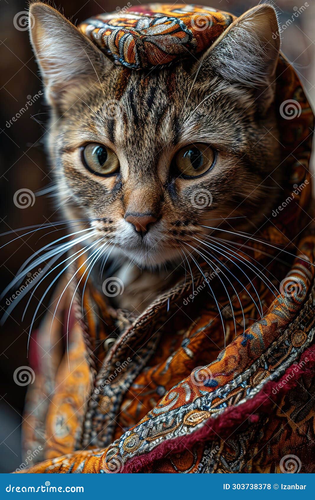 Cat As Turkish Sultan Generative AI Stock Illustration - Illustration ...