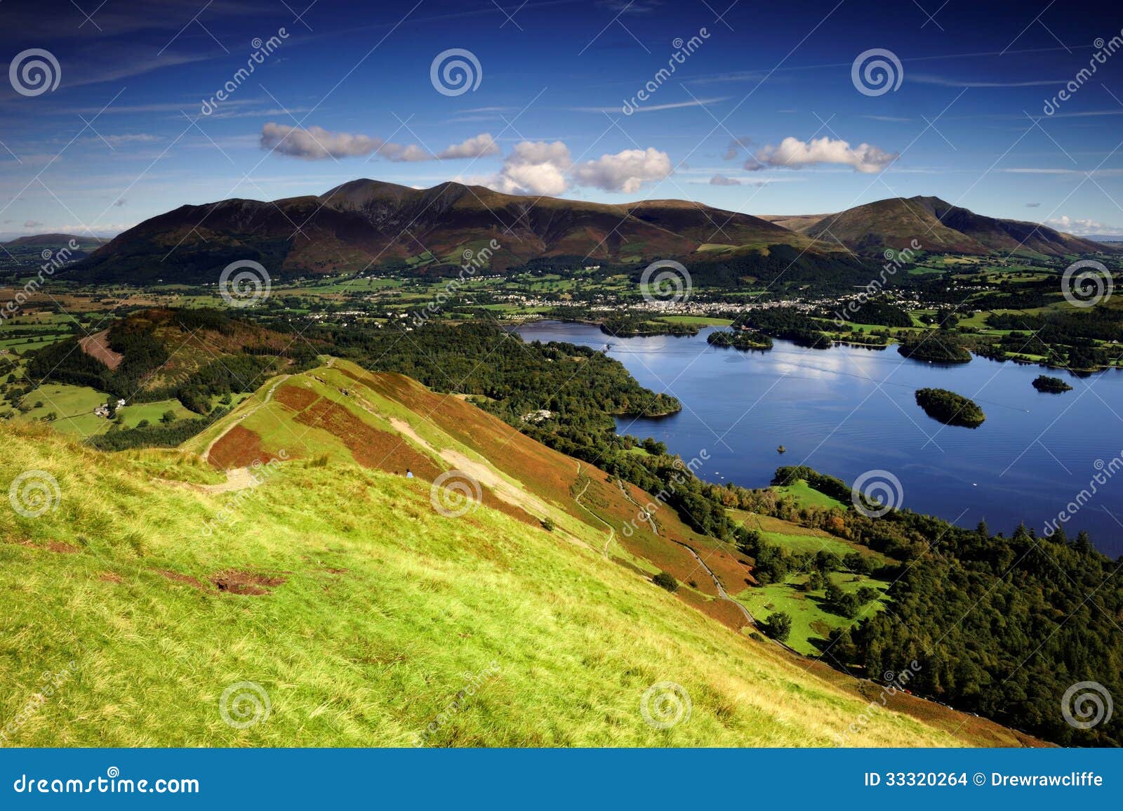 Cat Bells stock photo. Image of mere, islands, england - 33320264