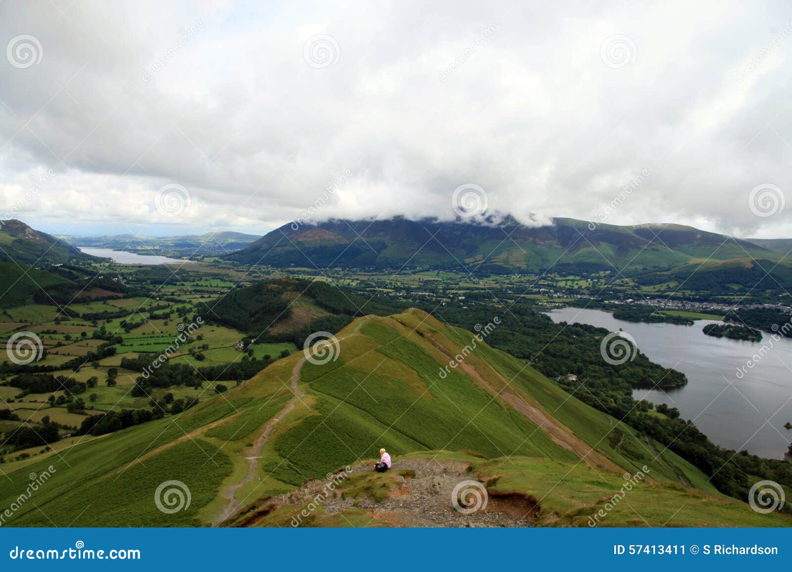 Cat bells stock image. Image of solitary, kingdom, wandering - 57413411