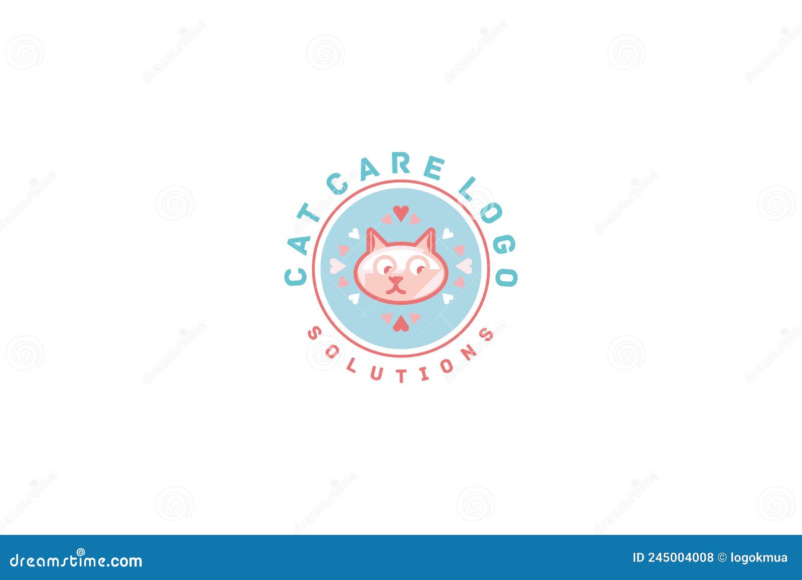 The cat care logo stock vector. Illustration of drawing - 245004008