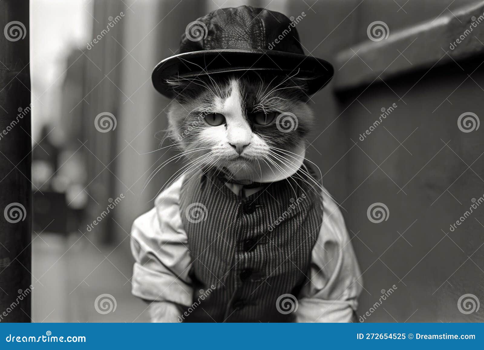 Cat Charlie-Chaplin Illustration Generative Ai Stock Illustration ... Cat Charlie-Chaplin Illustration Generative Ai Stock Illustration ...