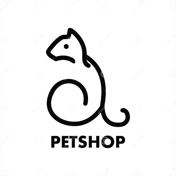 Cat Company Logo Vector stock illustration. Illustration of company ...