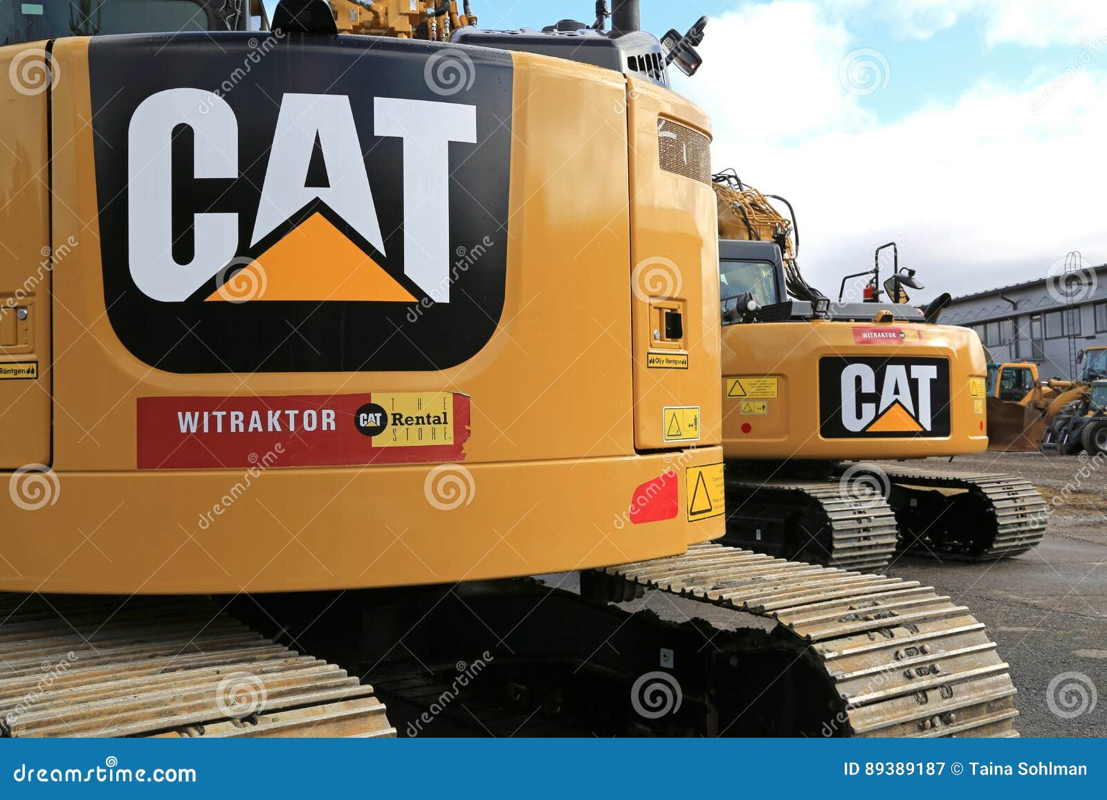 Cat Construction Equipment, Detalle Fotografía editorial - Imagen de ...