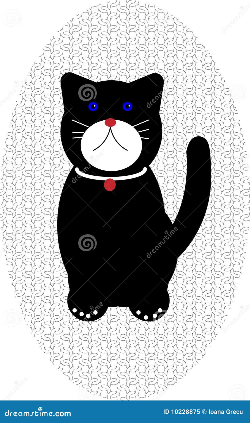 Cat design stock vector. Illustration of design, tail - 10228875