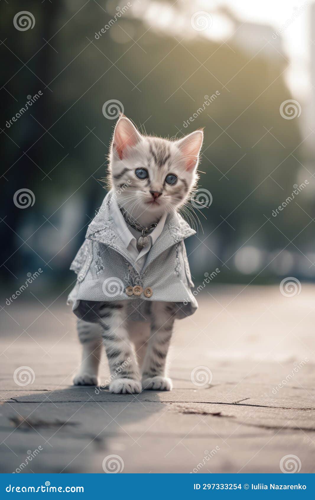 Cat in Designer Clothes. AI Generated Stock Photo - Image of leisure ...