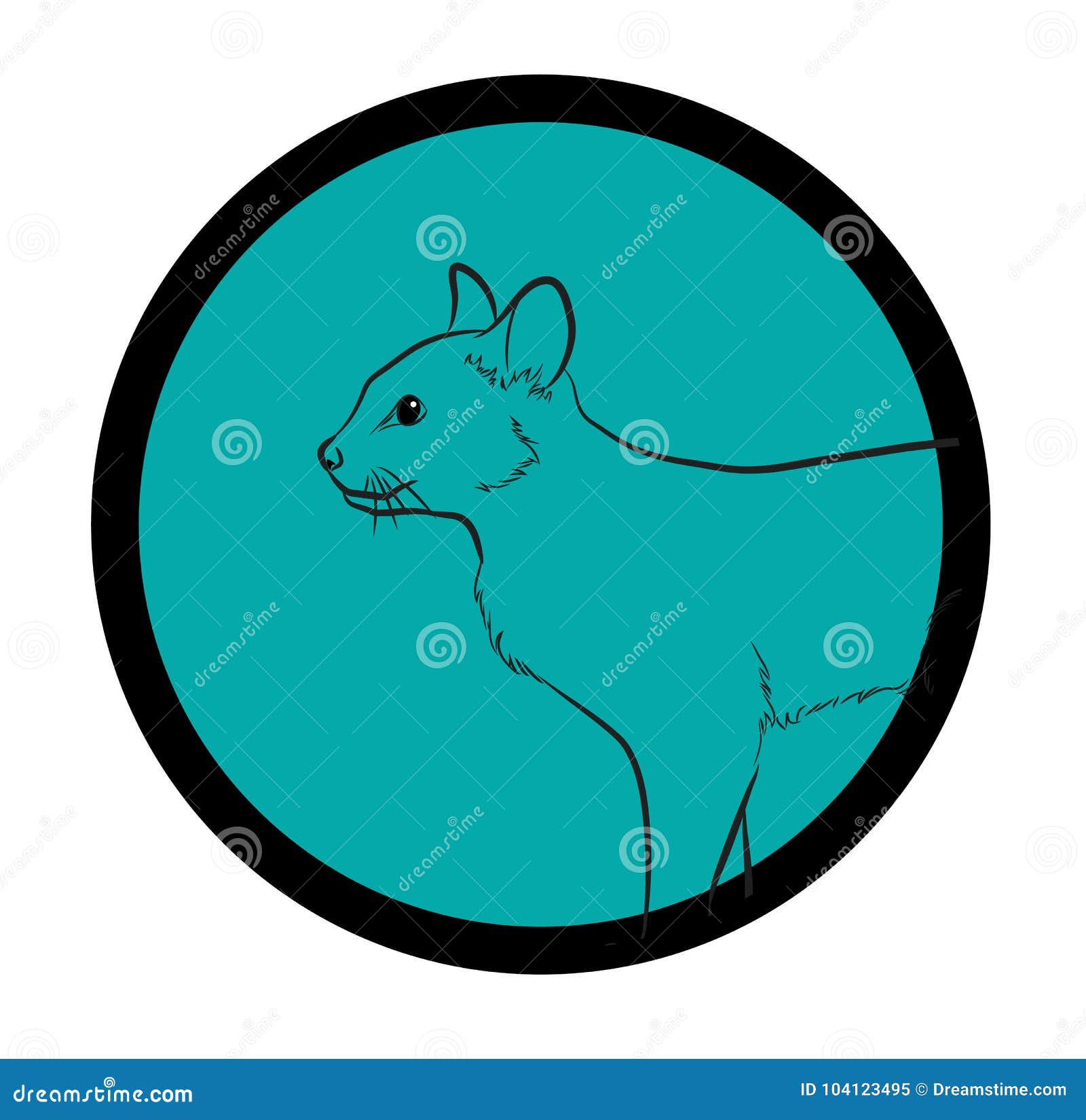 Cat Drawing Vector Illustration Stock Vector - Illustration of predator ...