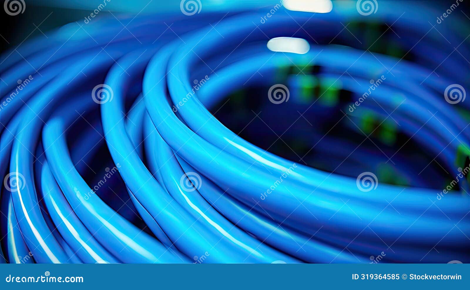Cat5e networking cable stock illustration. Illustration of ethernet ...