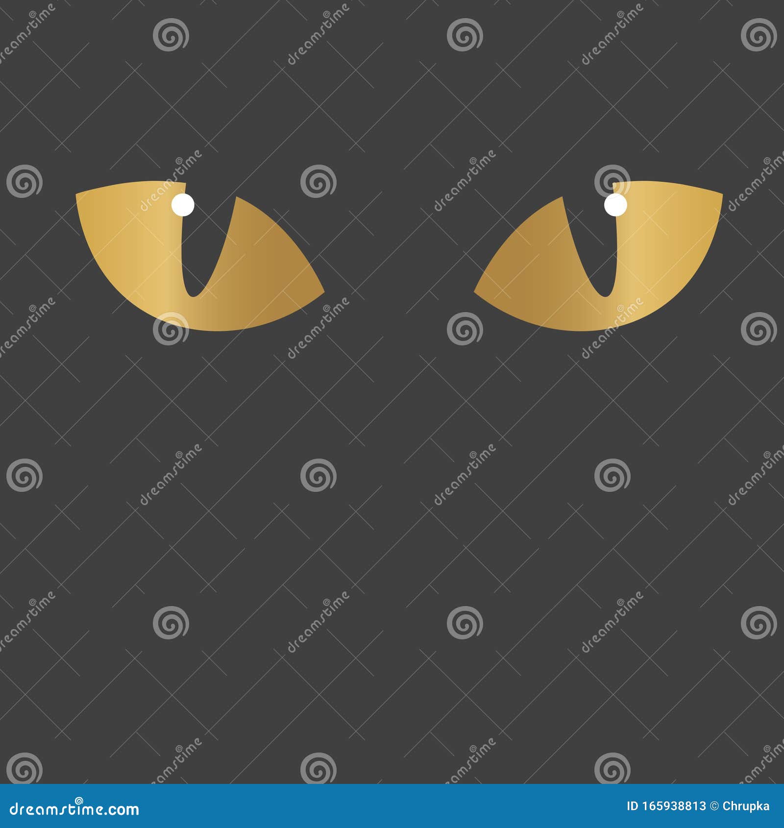 Cat eye icon stock vector. Illustration of outline, domestic - 165938813