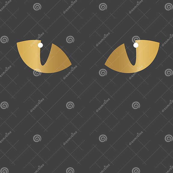 Cat eye icon stock vector. Illustration of outline, domestic - 165938813