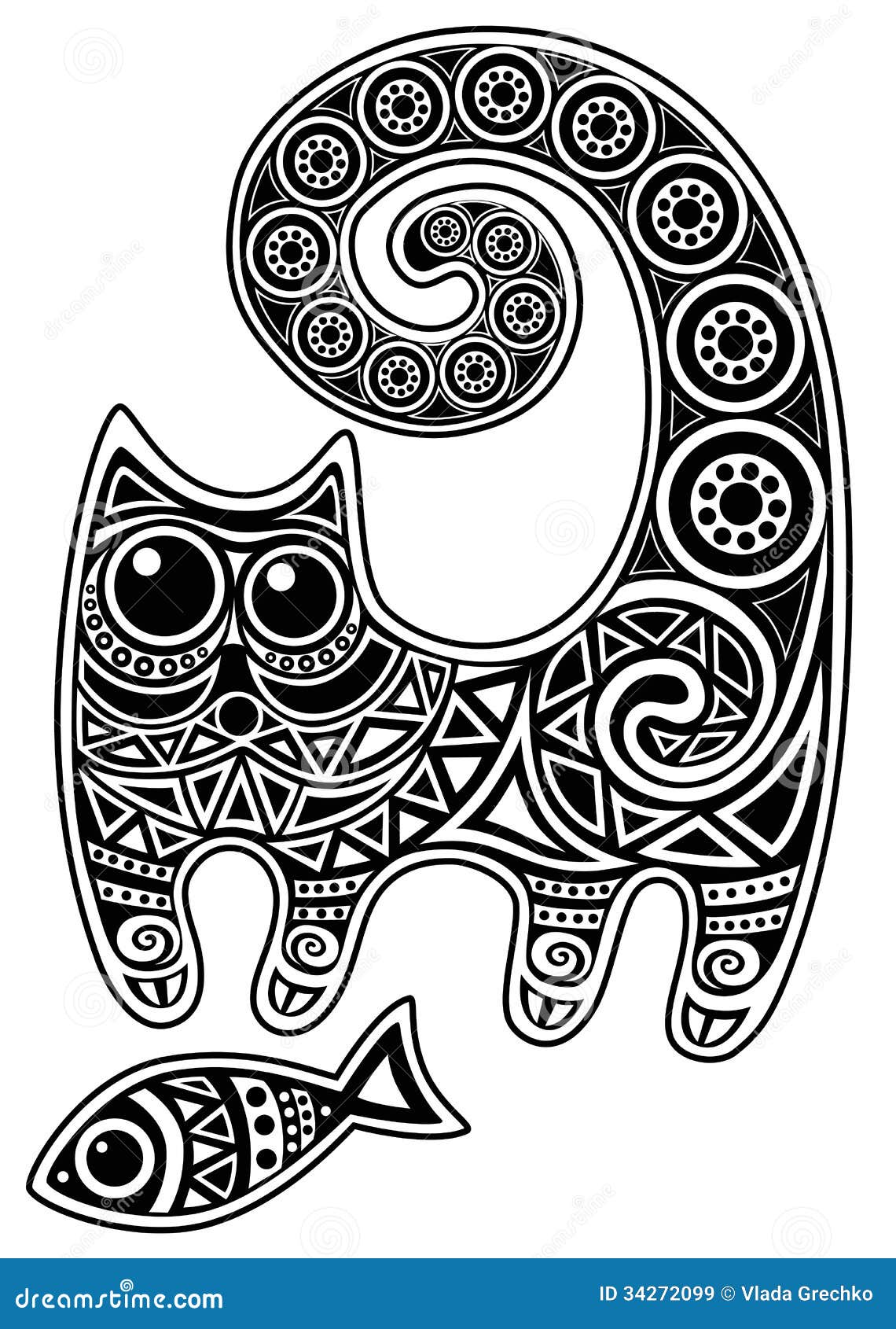 Slick Kitty Cartoon Vector | CartoonDealer.com #3546347