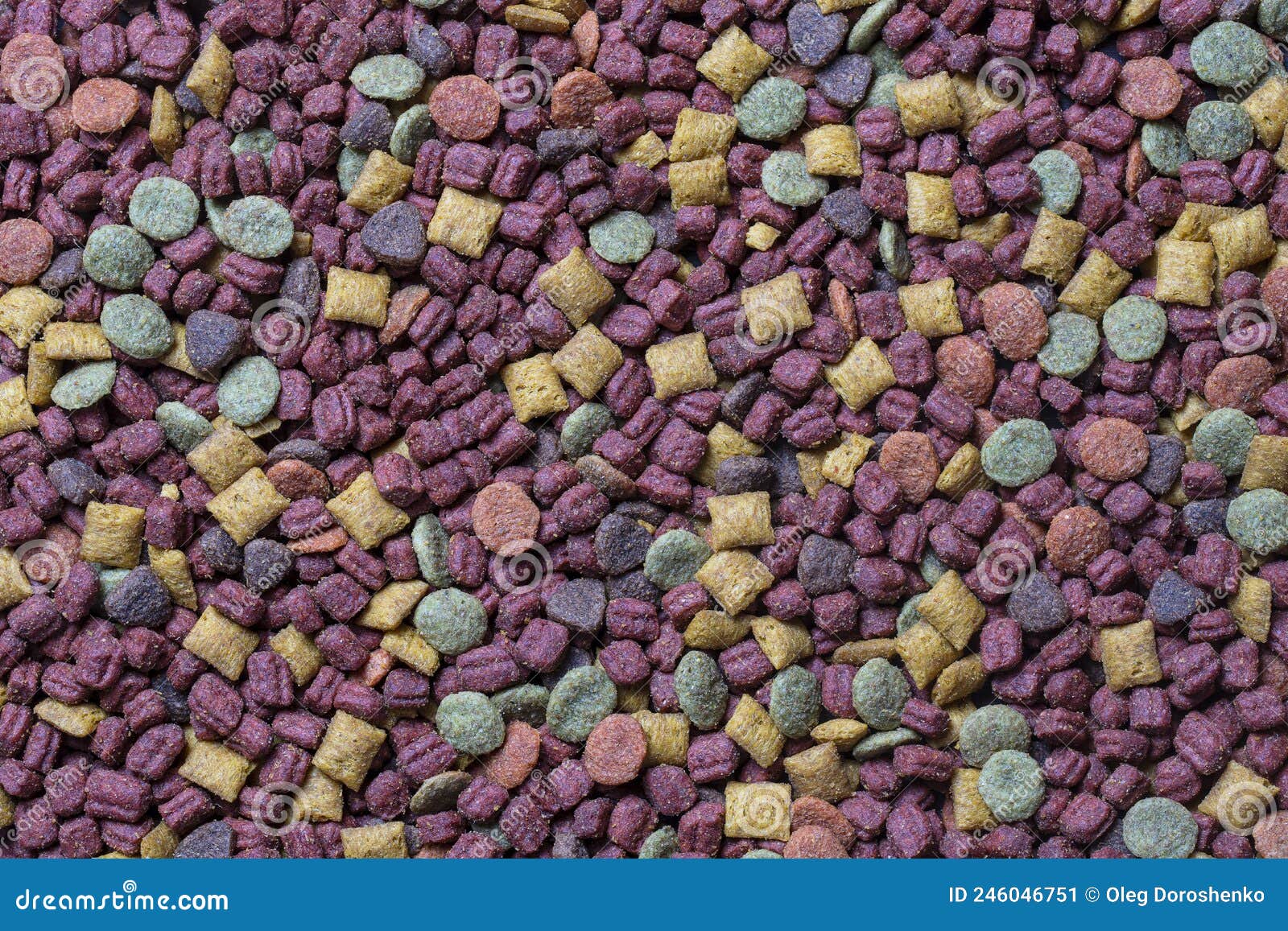 Cat Food Background and Texture , Top View Stock Image - Image of macro ...