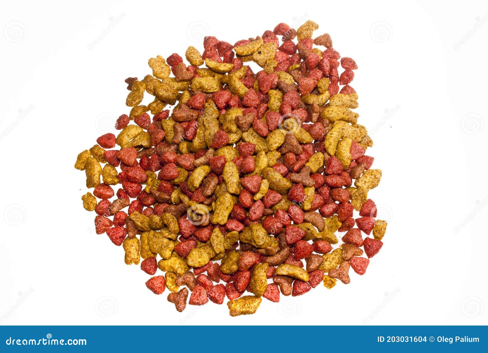 Cat Food Isolated on White Background Stock Photo - Image of animal ...
