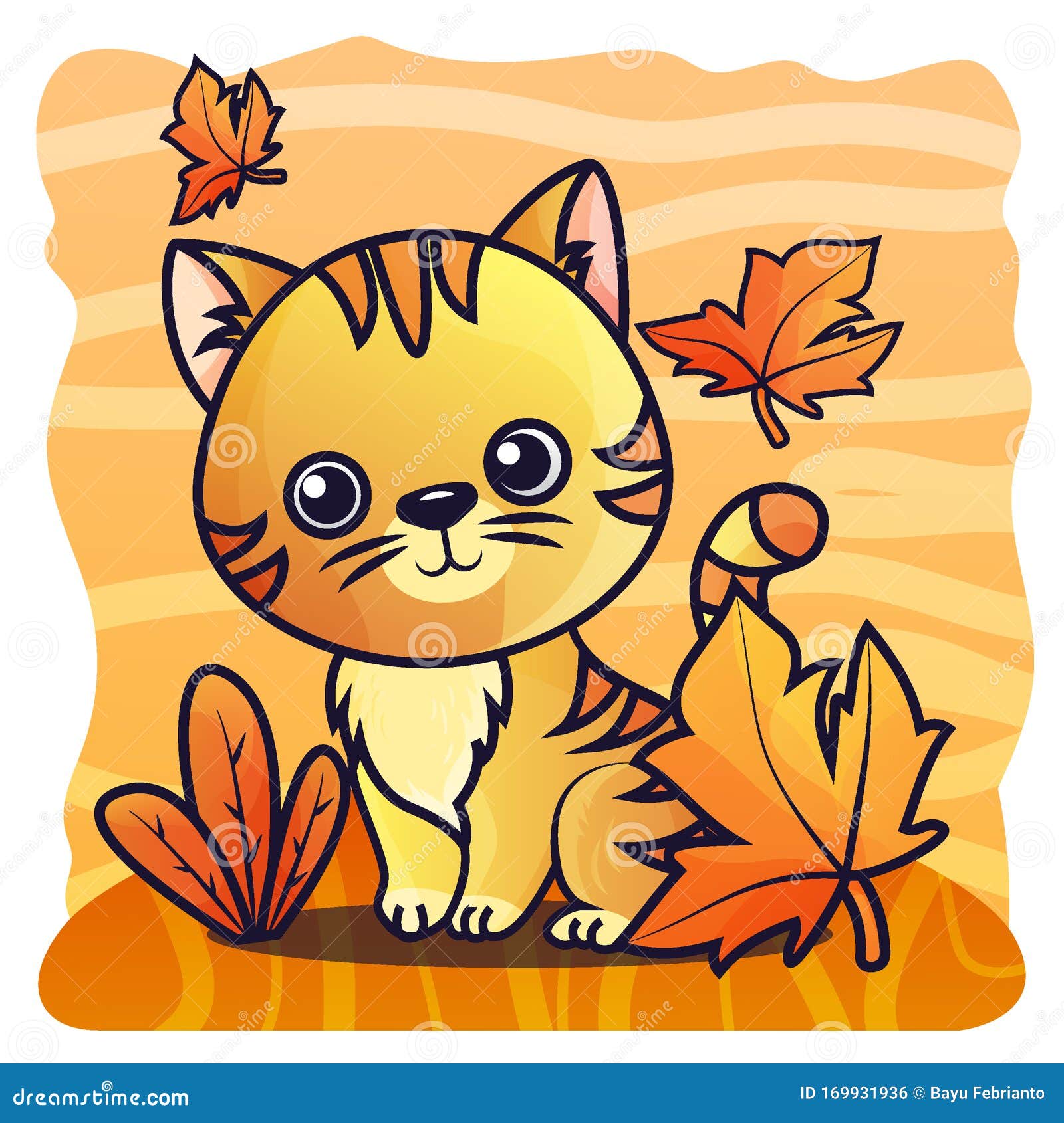 Cat Gradient Illustration Vector Stock Vector - Illustration of animal ...