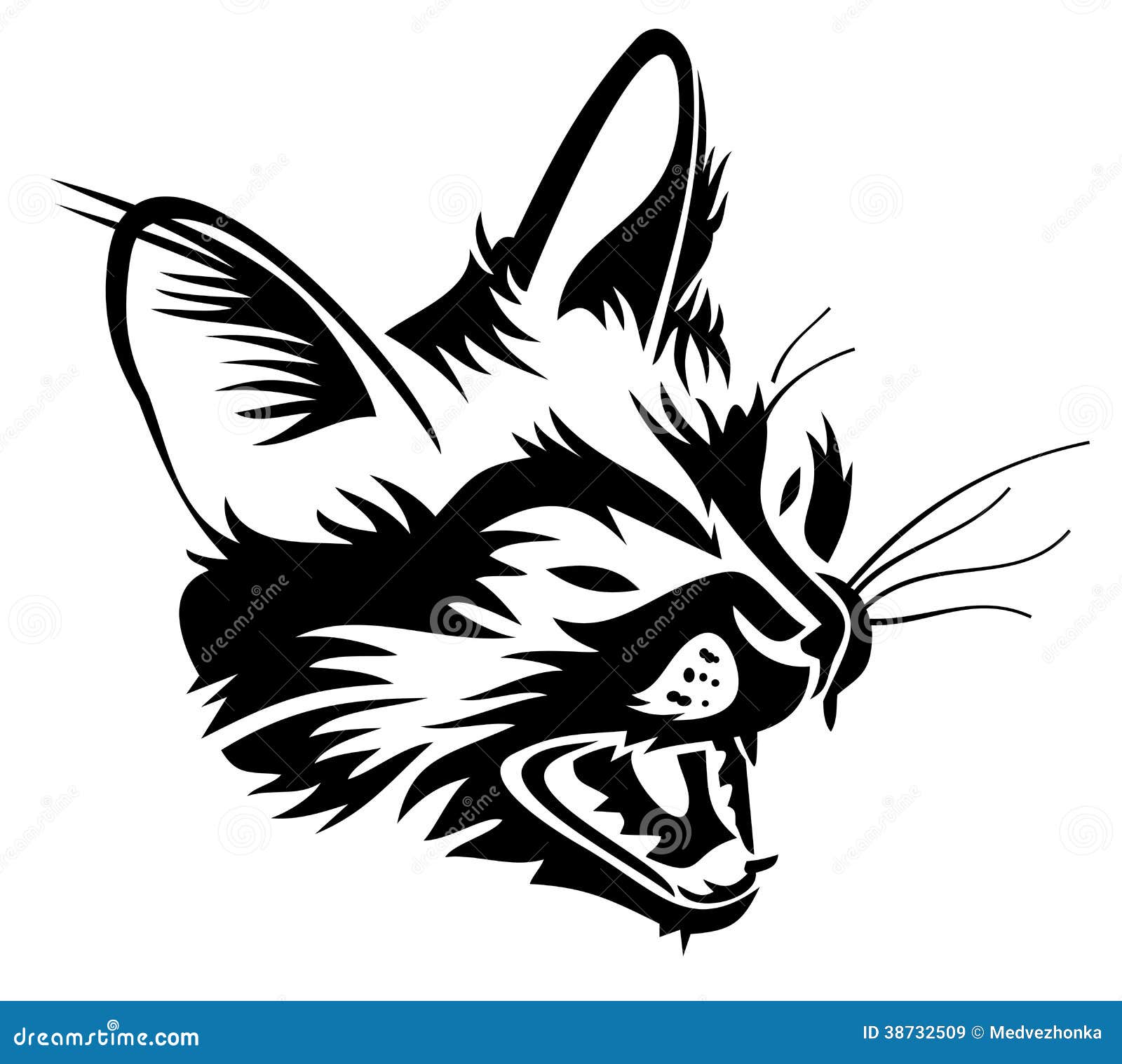 Cat growl stock illustration. Illustration of animal - 38732509 Cat growl stock illustration. Illustration of animal - 38732509