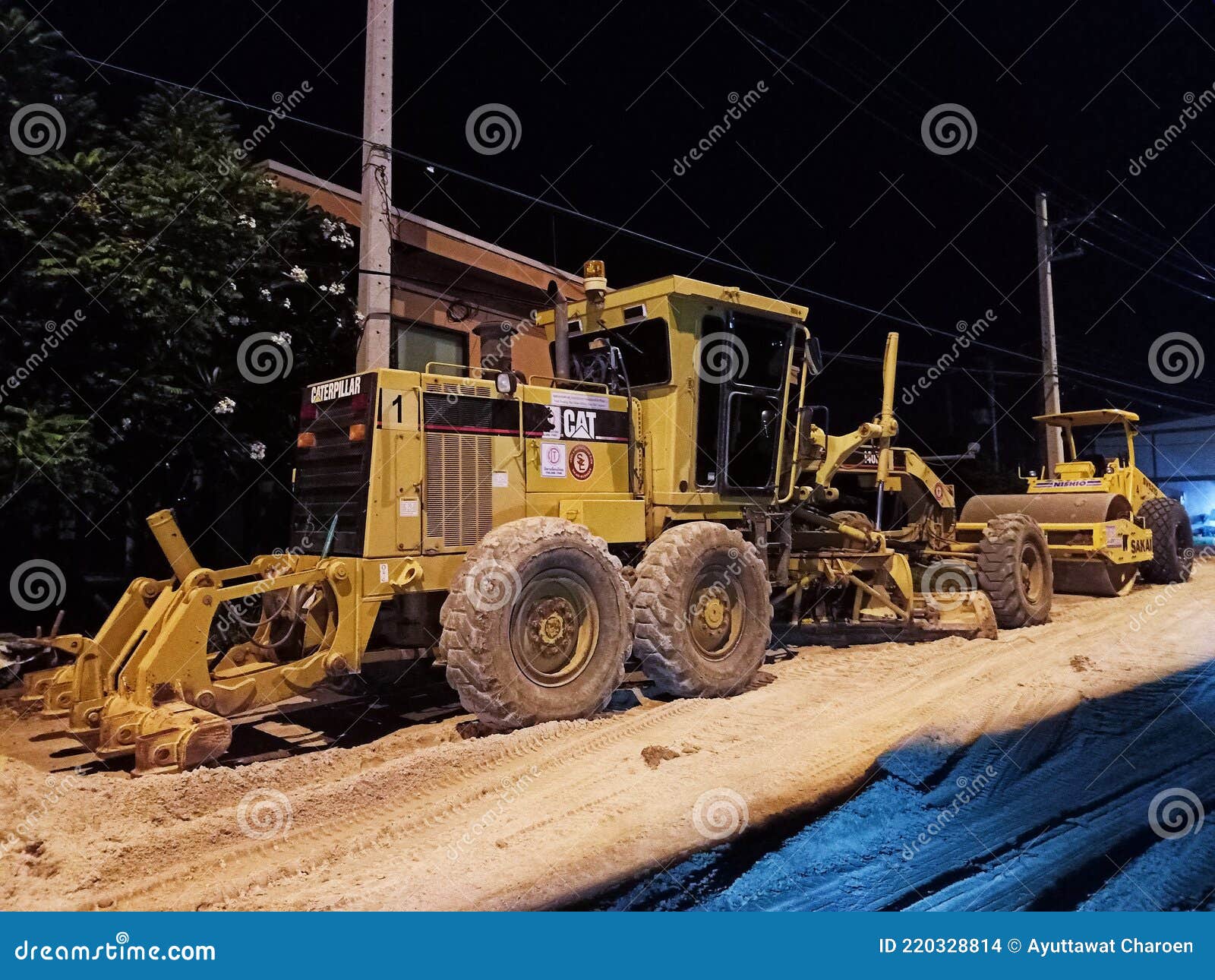 CAT 140H VHP MOTOR GRADER with REAR RIPPER Editorial Stock Image ...