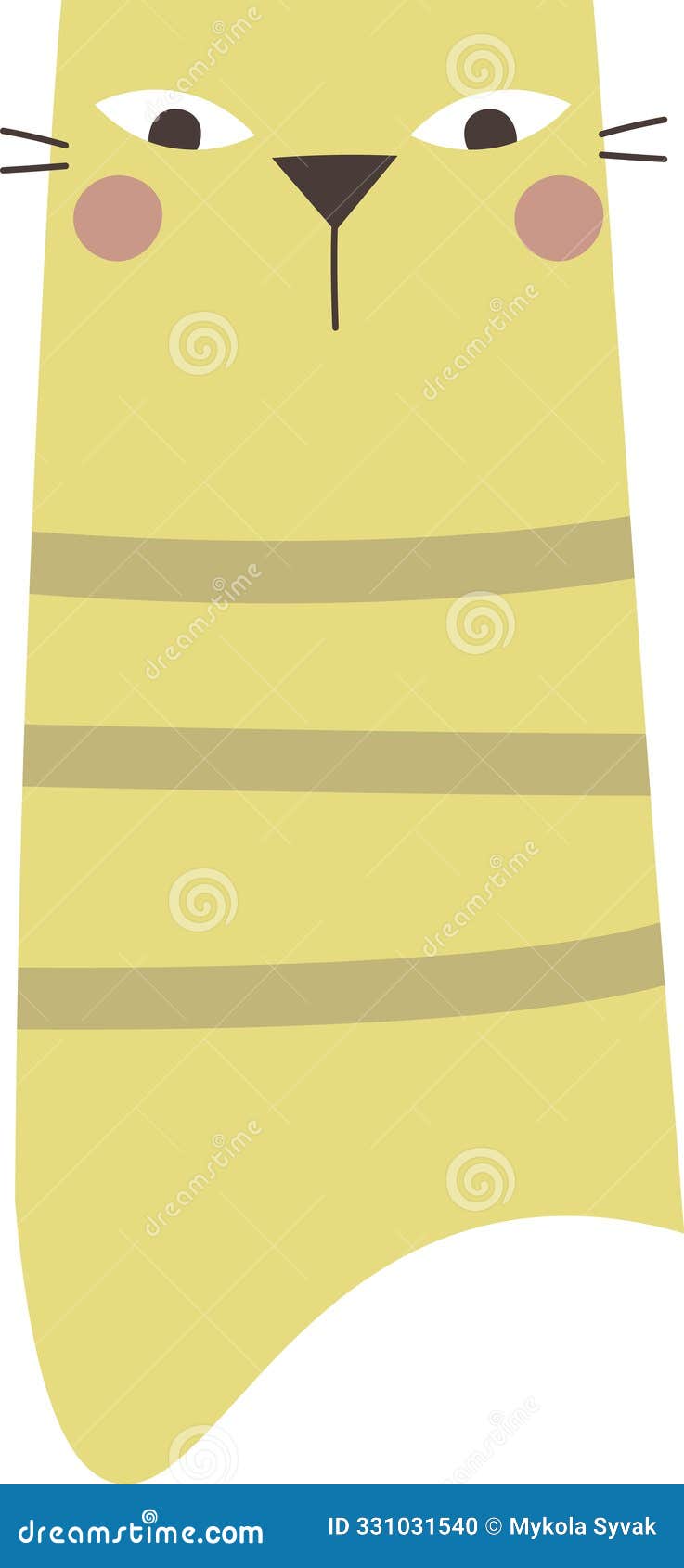 Cat Head Cartoon stock illustration. Illustration of head - 331031540