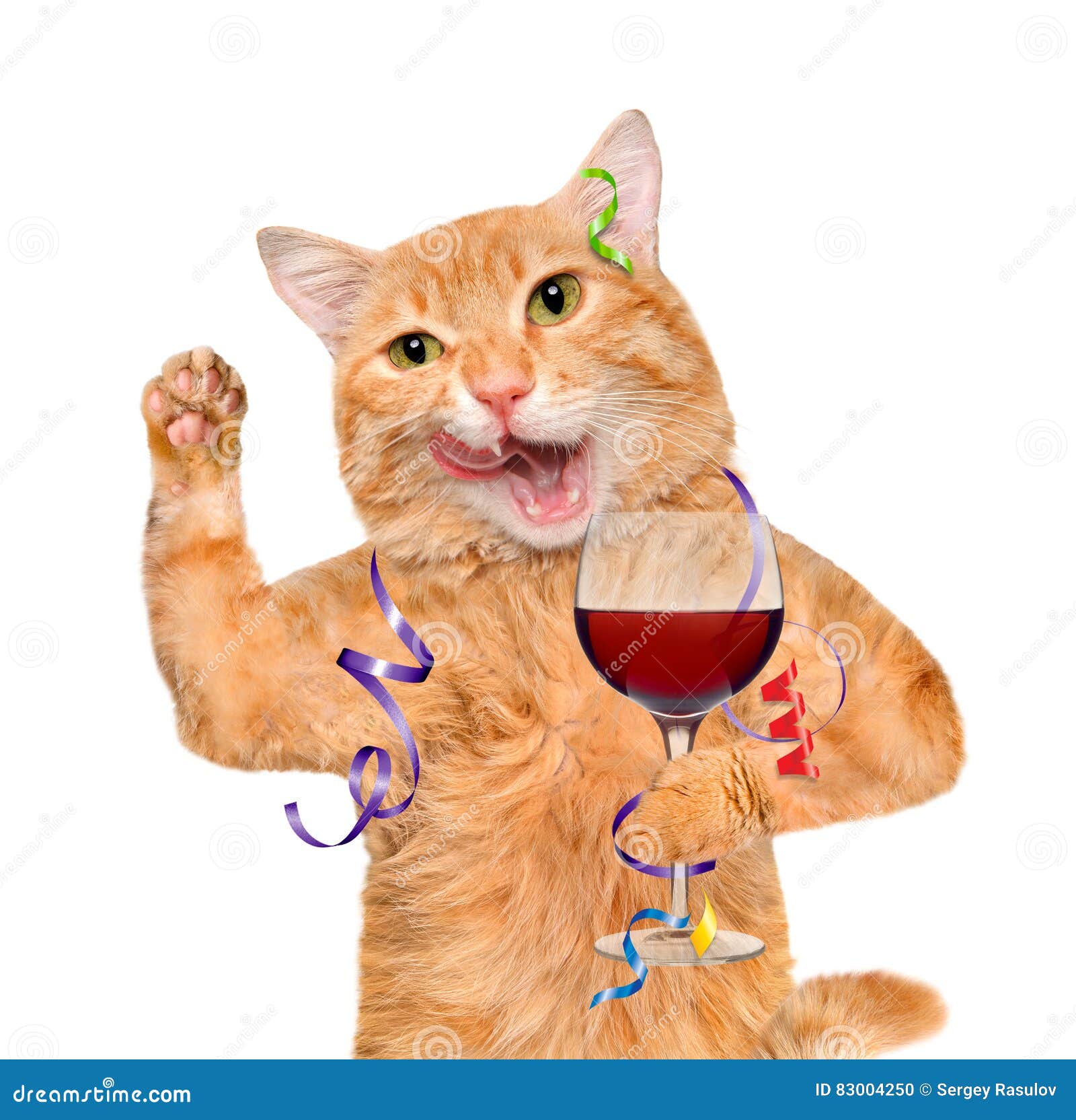 Cats Celebrating