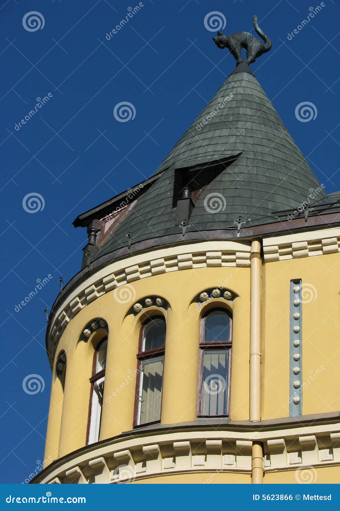 The Cat House, Riga stock photo. Image of house, capital - 5623866
