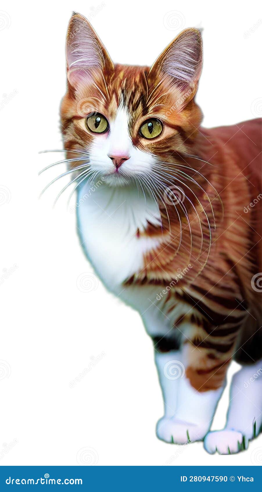 Cat Illustration Artificial Intelligence Artwork Generated Stock Photo ...