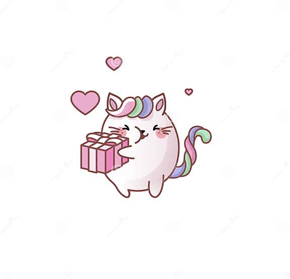 Cat Kitty Kitten Hug Package T Joy Kawaii Chibi Japanese Style Emoji