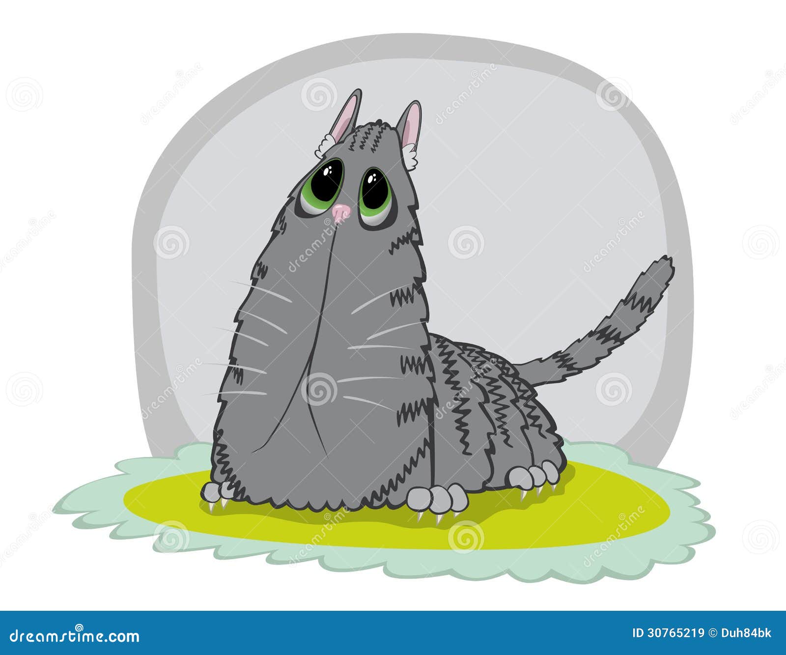 Cat loaf stock illustration. Illustration of character - 30765219