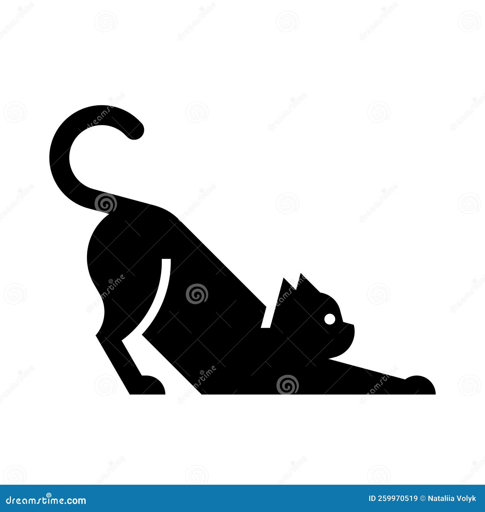Cat Logo stock vector. Illustration of simple, icon - 259970519