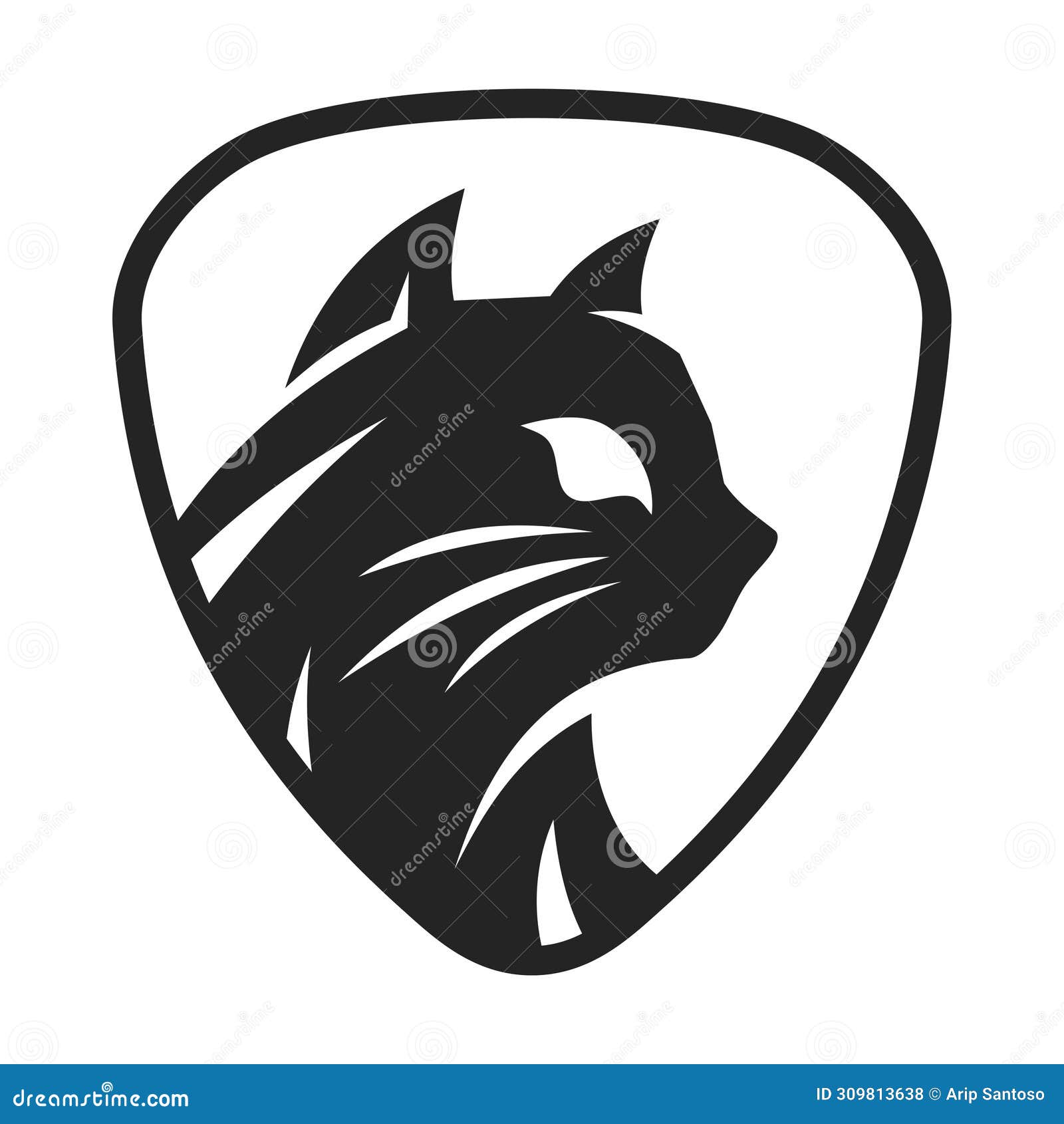 Cat Logo Template Isolated. Brand Identity. Icon Abstract Vector ...