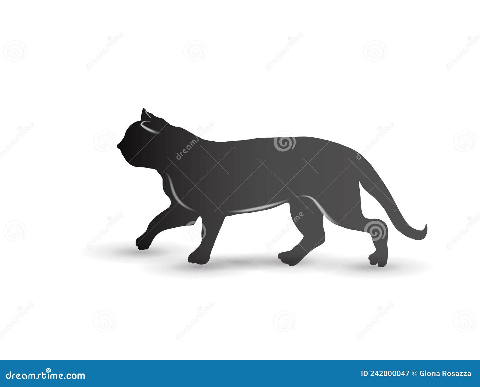 Cat Logo Vector Id Card Image Stock Vector - Illustration of animal ...