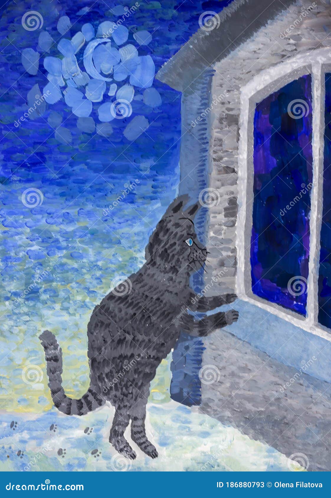 Cat Looks Out the Window at Home. Stock Image - Image of home, looks ... Cat Looks Out the Window at Home. Stock Image - Image of home, looks ...