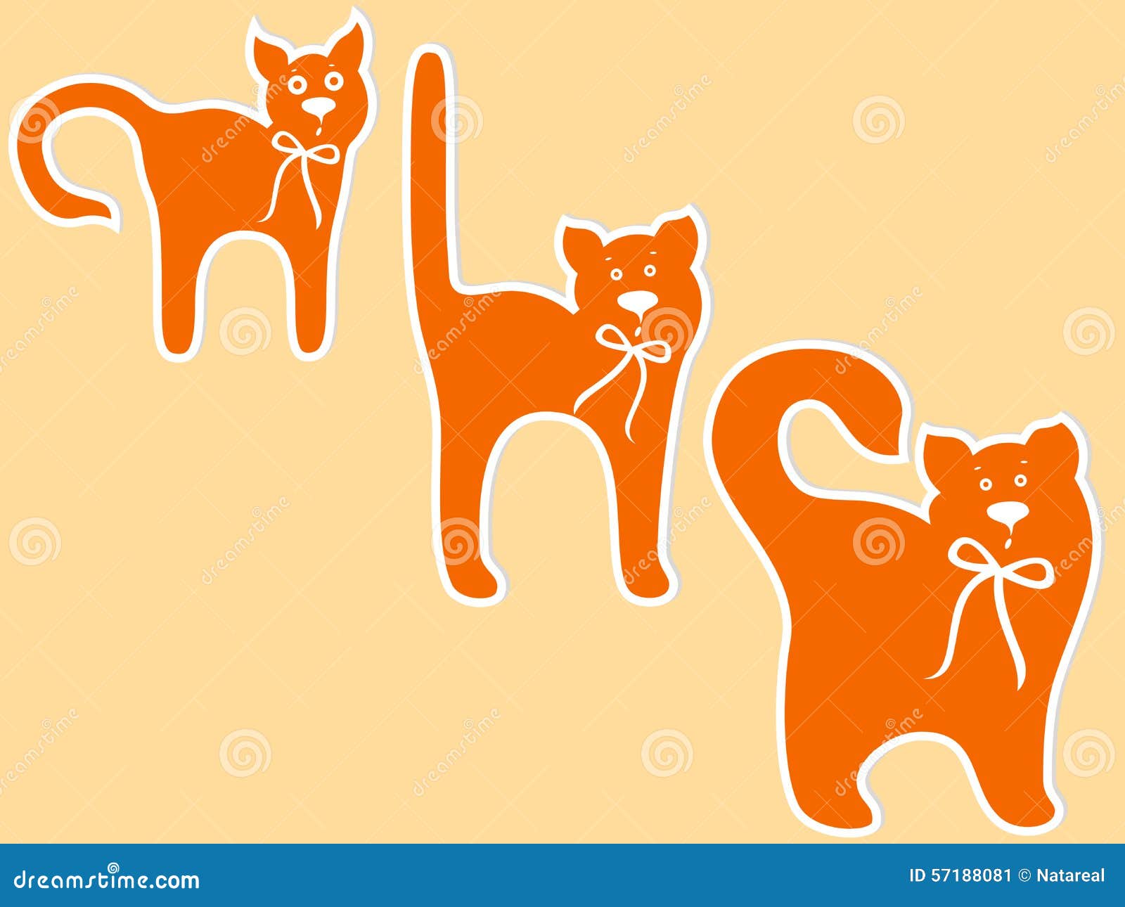 Cat maturing stages stock vector. Illustration of abstract - 57188081