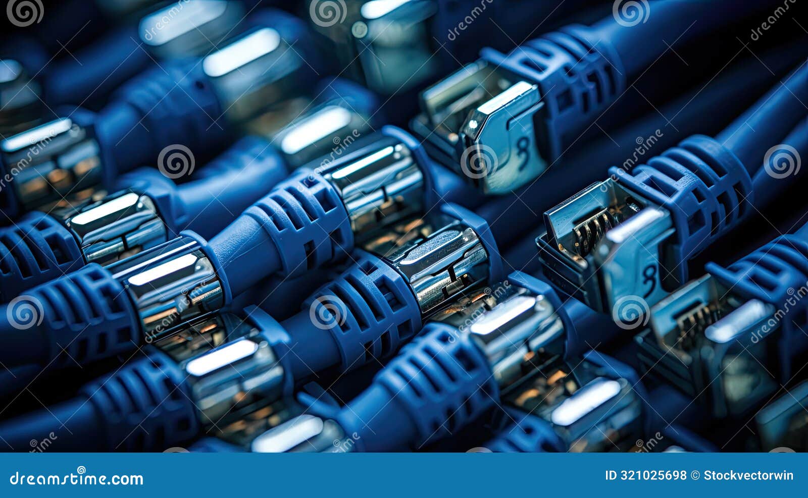 Cat6a networking cable stock illustration. Illustration of networking ...