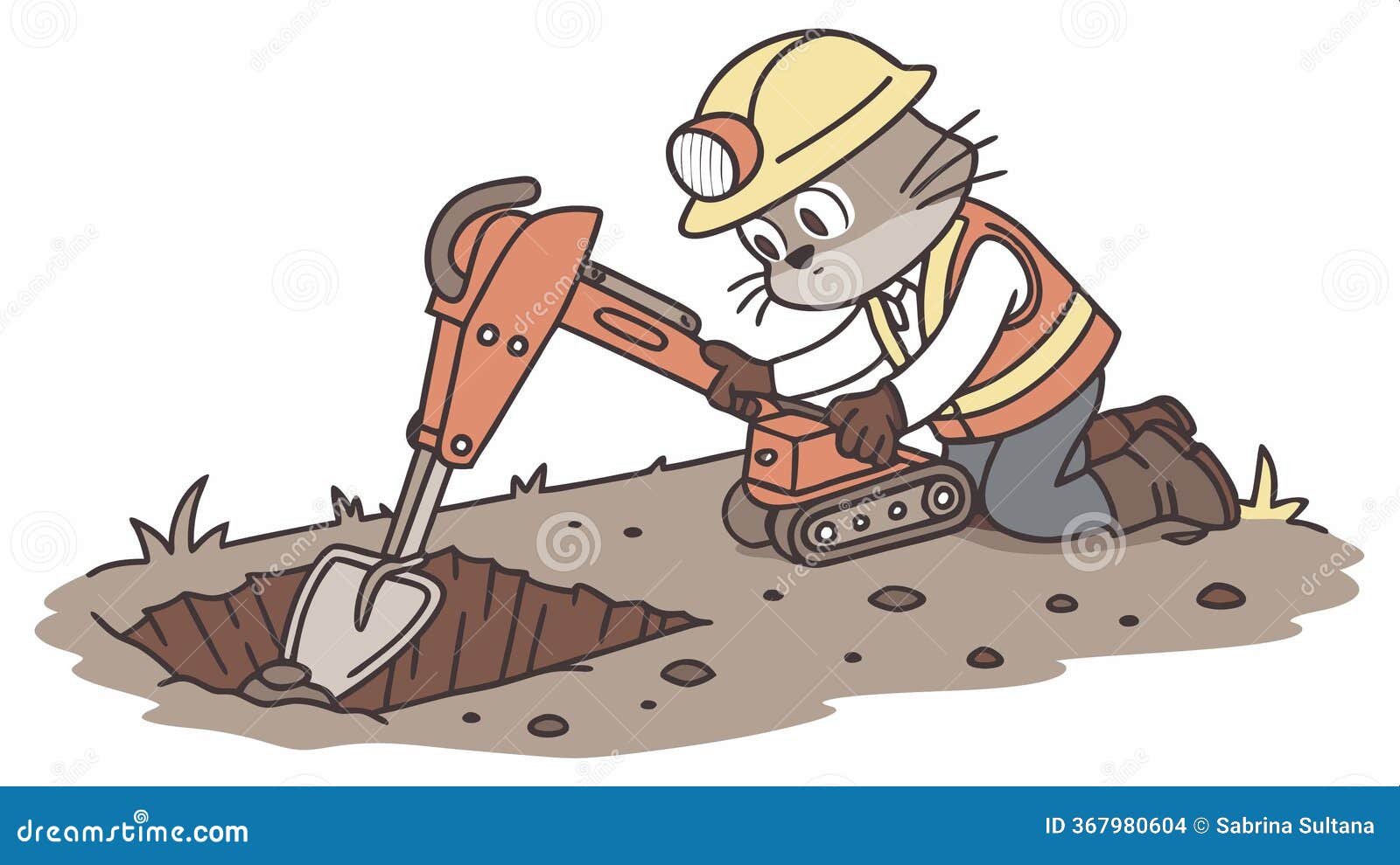 Generative AI Foundation Layout In A Construction Site Marked In White ...