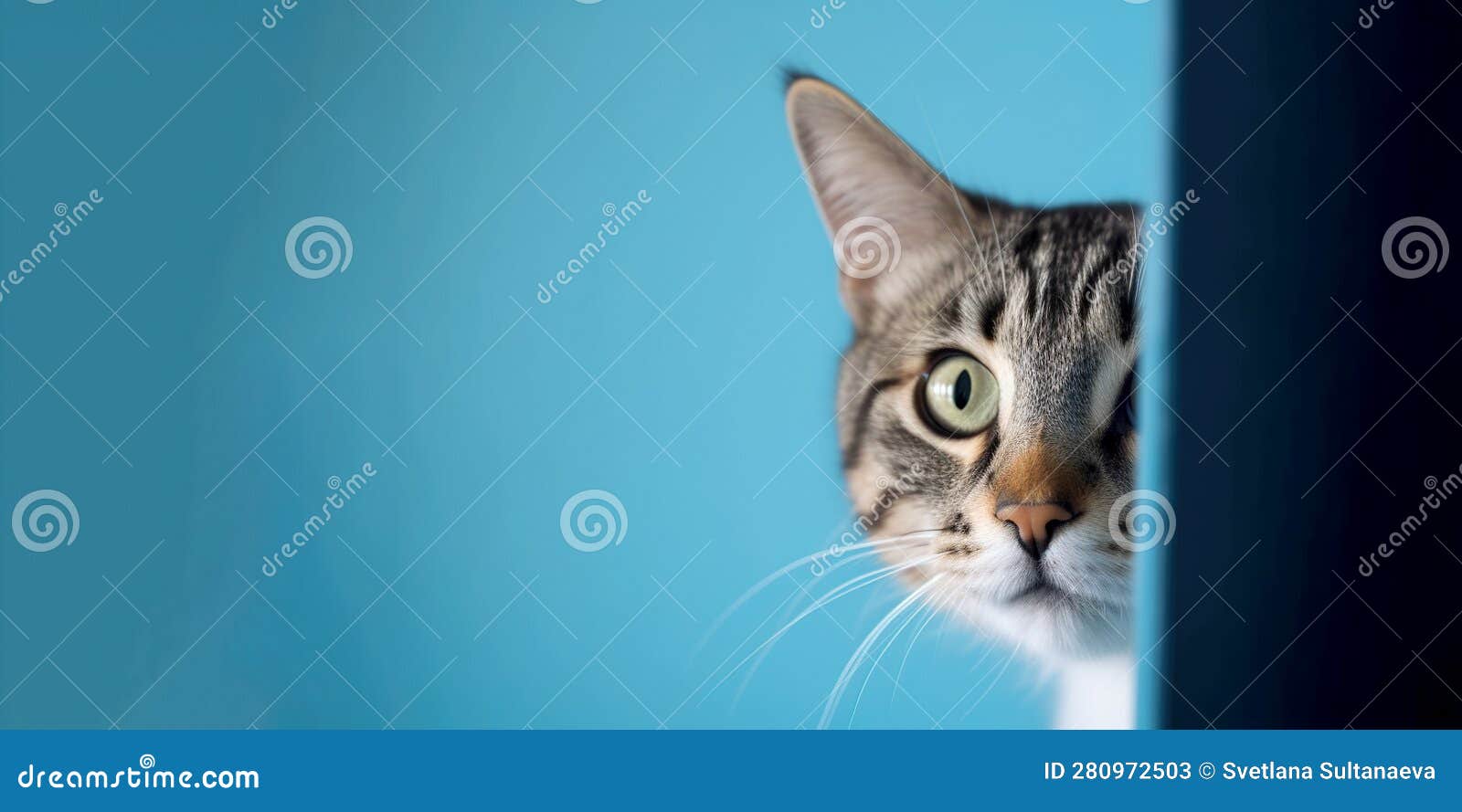 Behind The Blue Curtains Royalty-Free Stock Photography | CartoonDealer ...