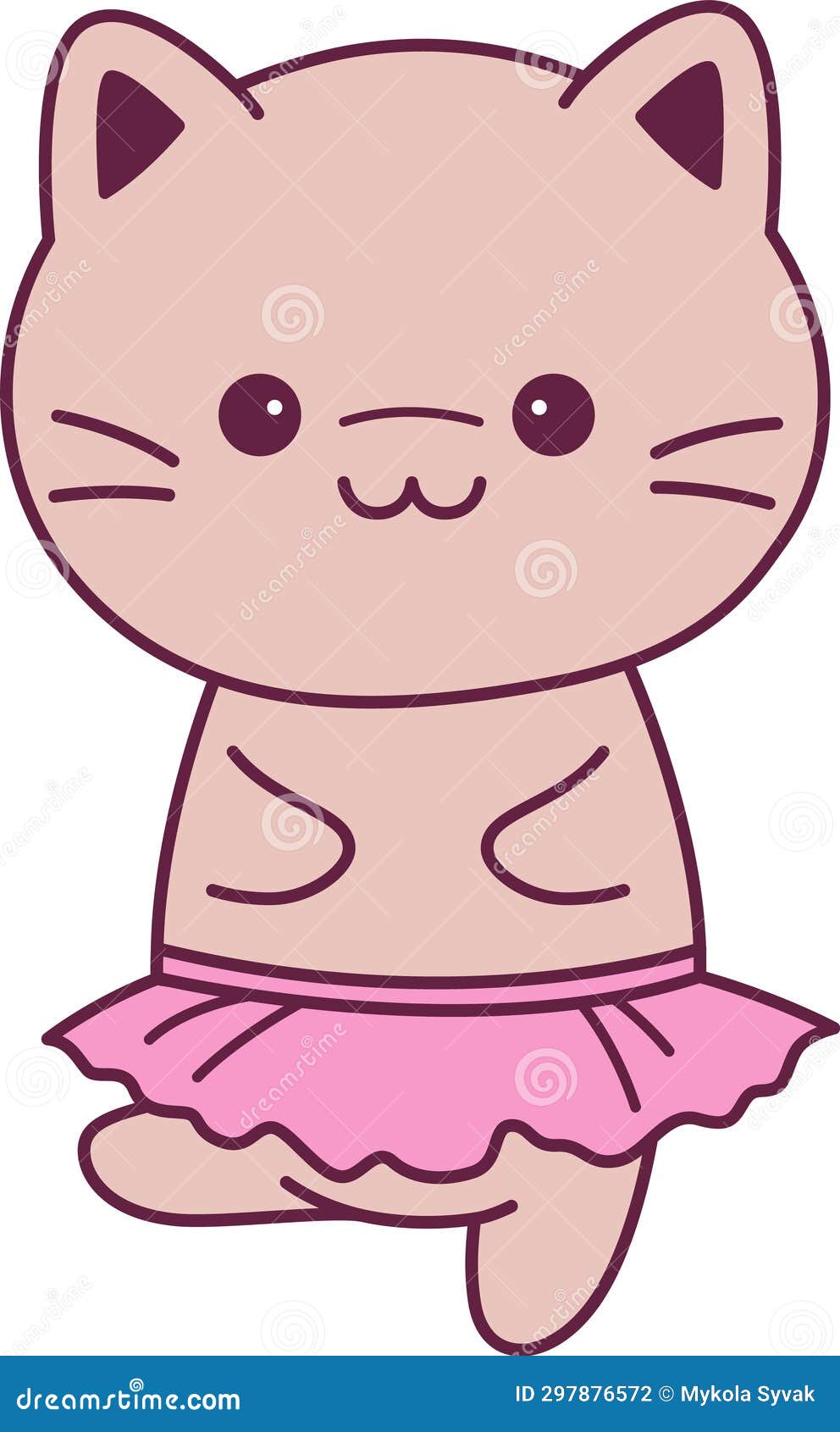 Cat Pet Dancer stock vector. Illustration of dancer - 297876572